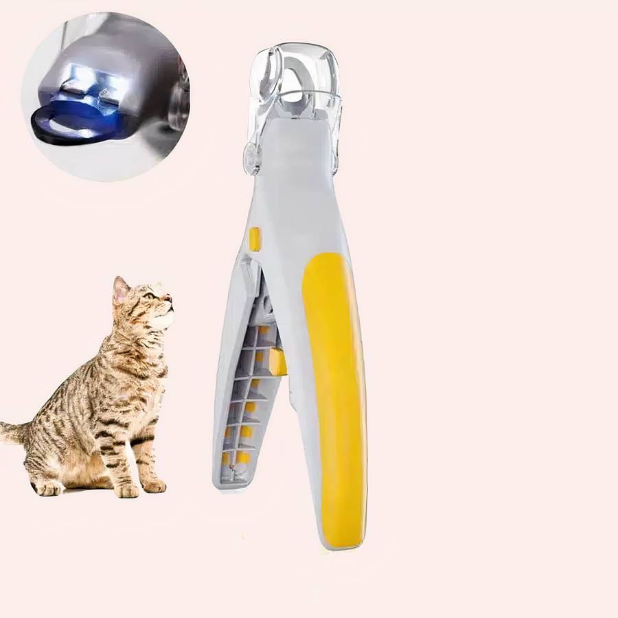 Coupe griffe LED en acier inoxydable pour chat - Chatounette