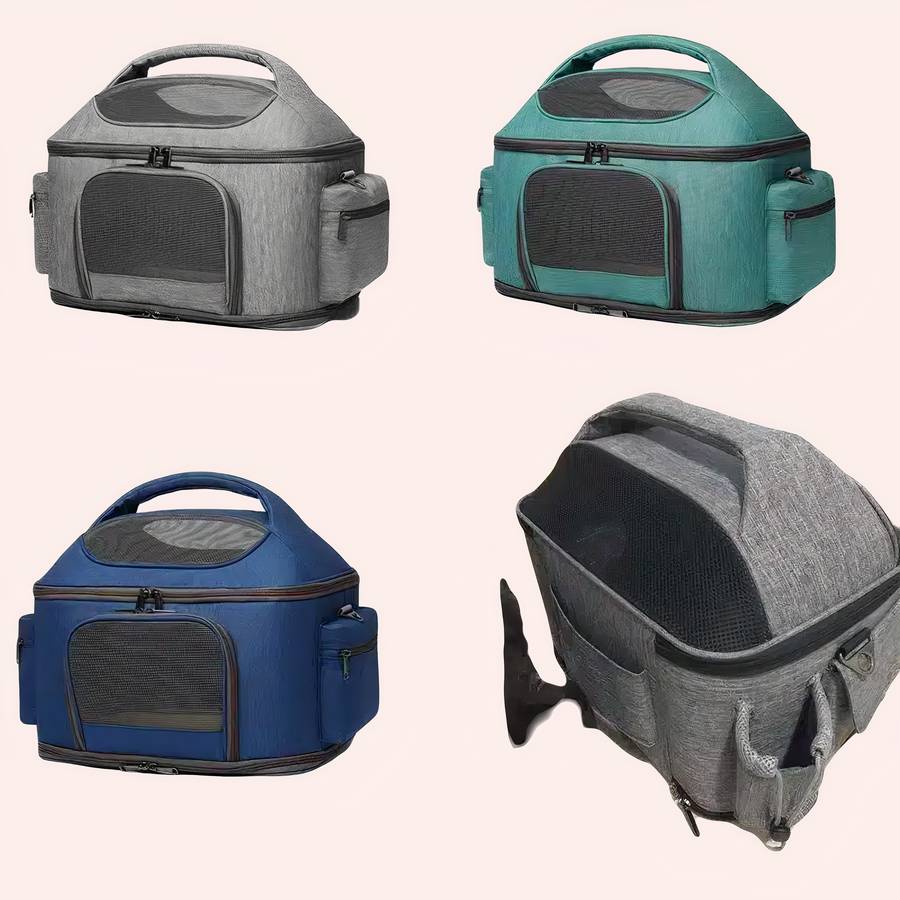 Sac de transport chat avec maille latérale - Chatounette